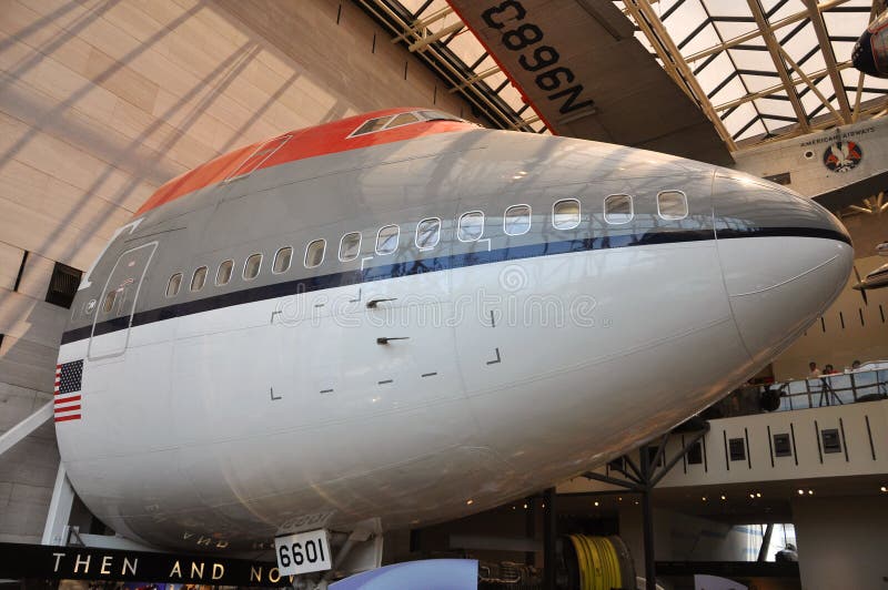 Boeing 747 Nose in National Air and Space Museum Editorial Photo ...