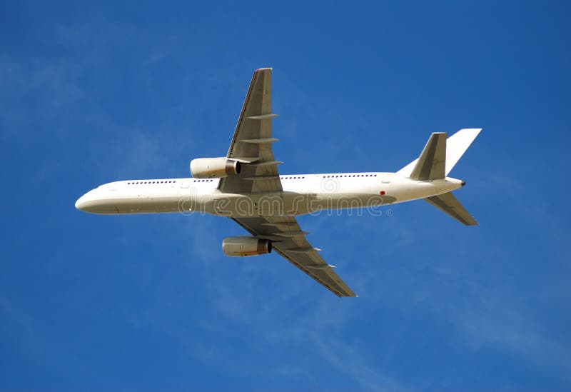 Boeing 757 passenger jet stock photo. Image of turn, large - 1868050