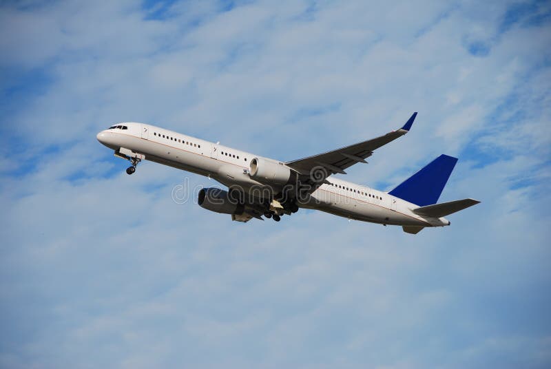 Boeing 757 passenger jet stock image. Image of depart - 2192097