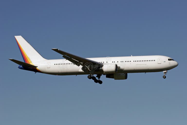 Boeing 767 stock image. Image of arriving, jetplane, boeing - 428897