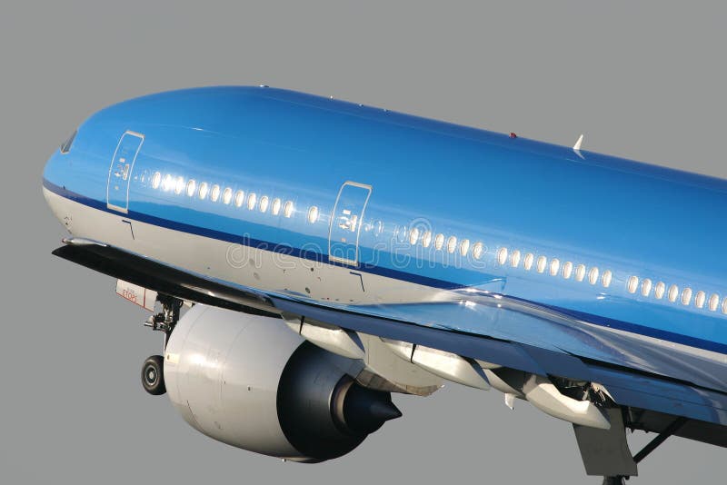 Boeing 777 taking off stock photo. Image of climb, flying - 1402216