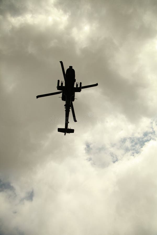 Boeing AH-64 Apache Military Attack, Gunship Helicopter Stock Photo ...