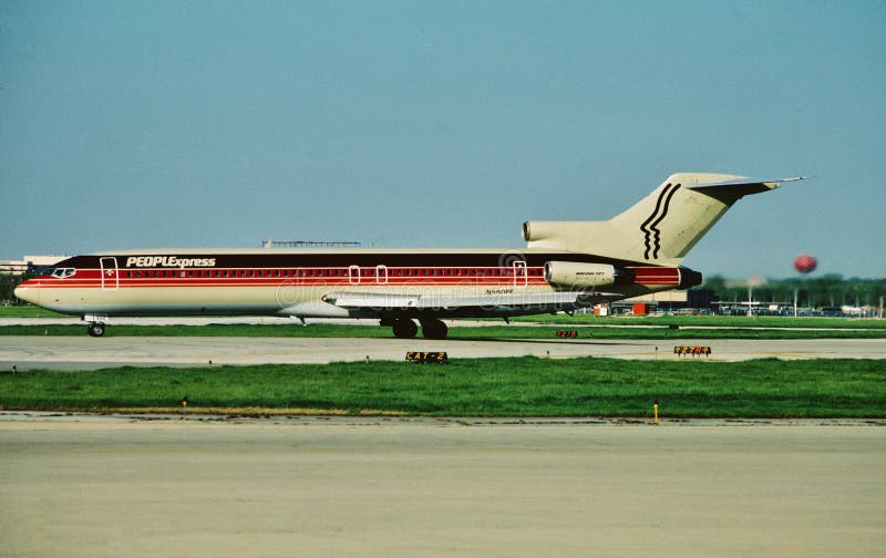 Boeing B727243 N580pe Cn 21663 De People Express Imagen editorial ...