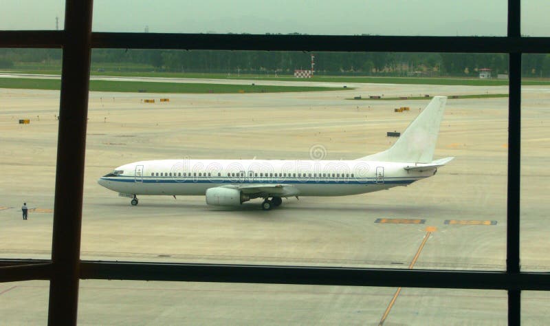 Boeing B737 stock image. Image of caac, beijing, airport - 12003641