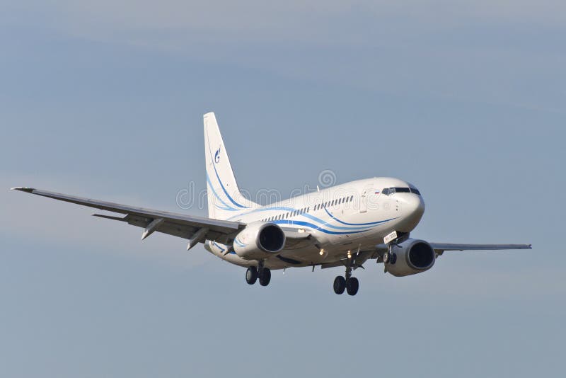 Boeing B737 jet aircraft editorial stock photo. Image of high - 28242798