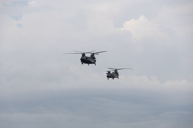 Boeing CH-47 Chinook in Flight Editorial Image - Image of september ...
