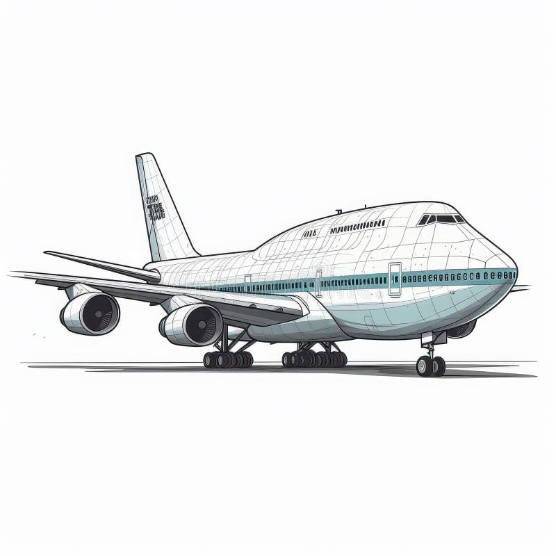 Boeing 747 Drawing