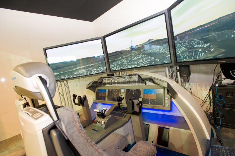 Boeing Flight Simulator at Singapore Airshow Editorial Stock Image ...