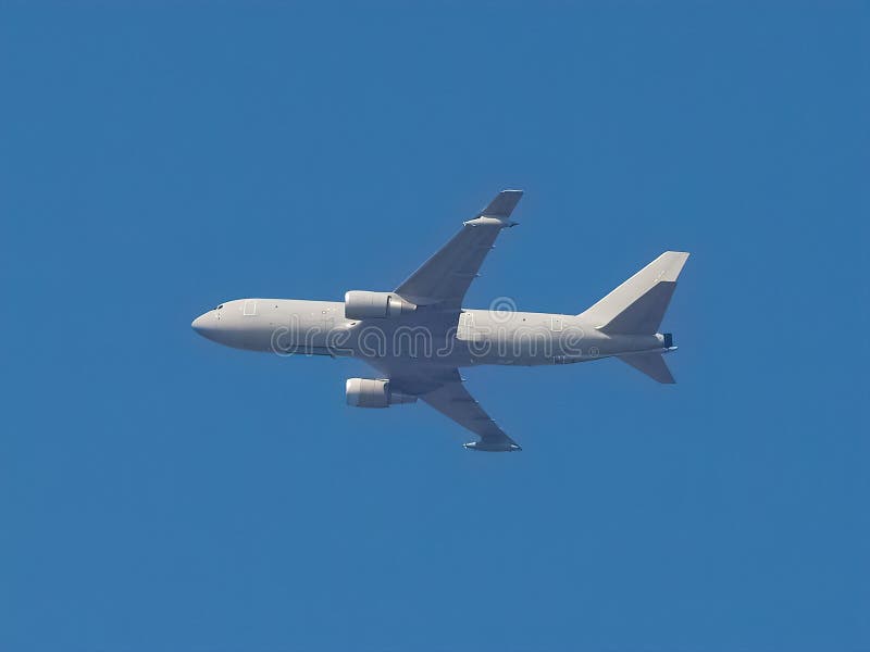 Boeing 767 Flying Over Blue Sky Editorial Image - Image of trip, turin ...