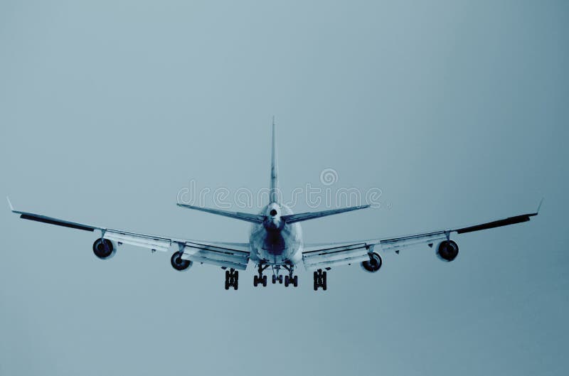 A Boeing 747 Rotating on the Runway Stock Photo - Image of airliner ...