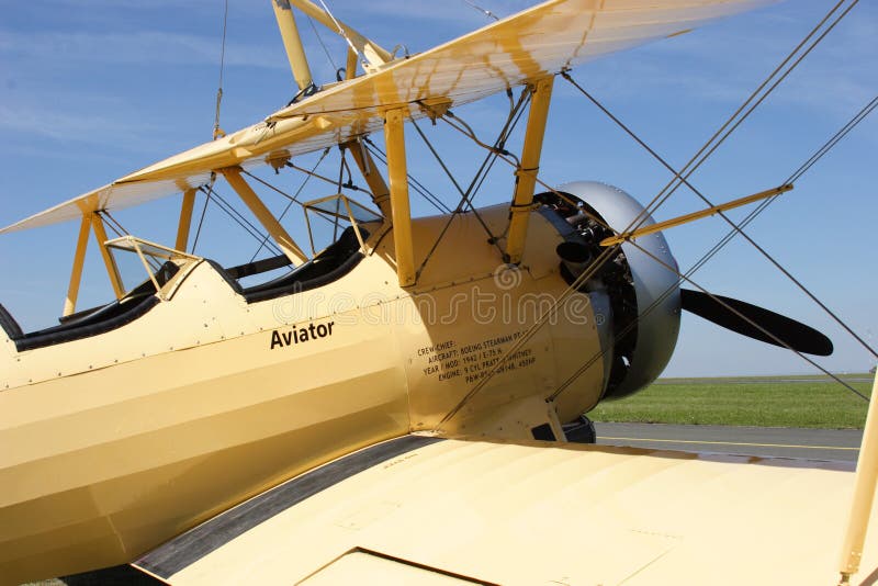Boeing Stearman E 75 editorial photo. Image of engine - 2960481