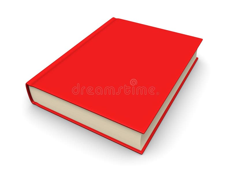 Rood boek vector illustratie. Illustration of schrijven - 13130766