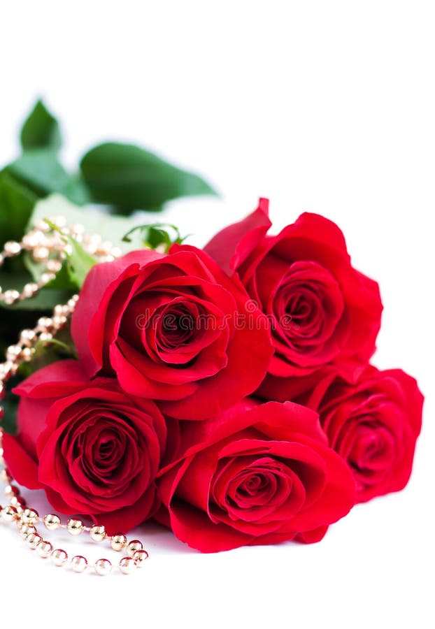 Boeket rode rozen. stock foto. Image of rood, verticaal - 2432318