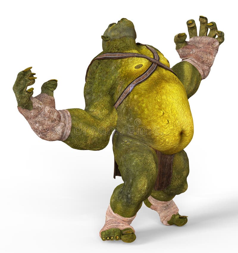 Het monster van de boeman stock illustratie. Illustration of geïsoleerd ...