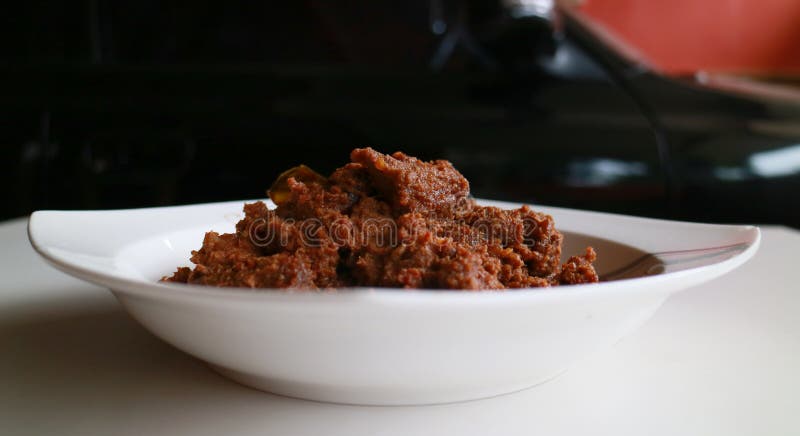 Boeuf Rendang photo stock. Image du brun, domaine, épices - 93451766