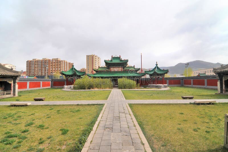 The Bogd Khan Palace in Ulaanbaatar, Mongolia Stock Photo - Image of ...