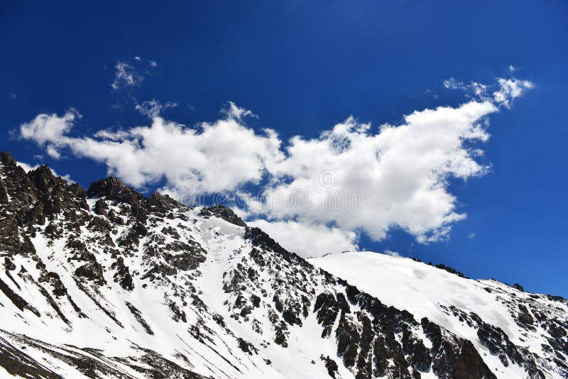 Bogda Mountain stock image. Image of bluesky, summit - 45460287