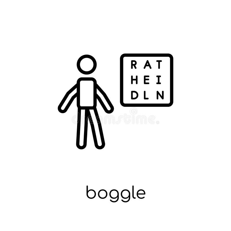 Boggle Icon. Trendy Boggle Logo Concept on White Background from Stock ...