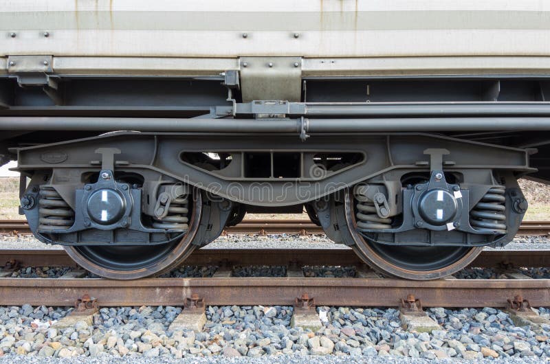 Bogie of a freight wagon stock photo. Image of railway - 30342938