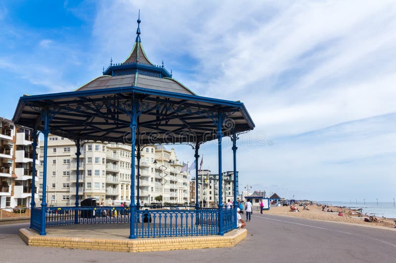 Seafront at Bognor Regis, England Stock Photo - Image of sussex ...