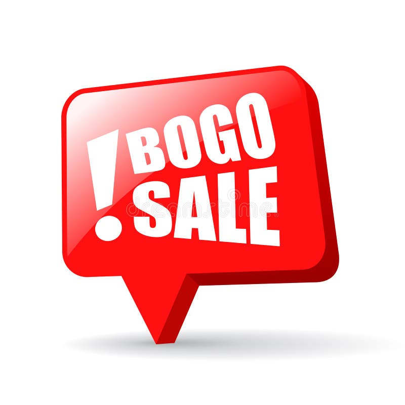 Bogo Sale Stock Illustrations – 485 Bogo Sale Stock Illustrations ...