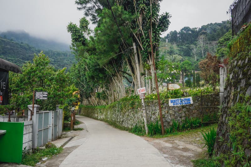 Bogor, Indonesia - December 27, 2018: Natural Park and Curug Cilember ...