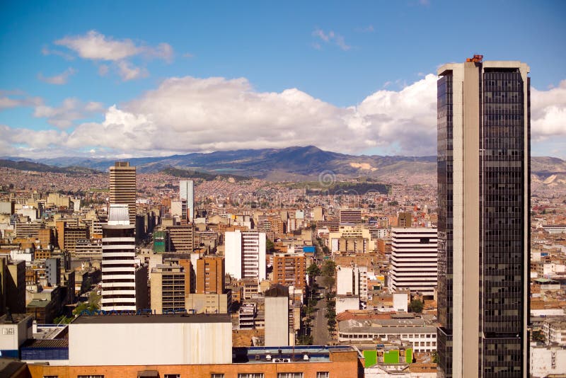 Bogota, Colombia stock image. Image of view, america, buildings - 8790687
