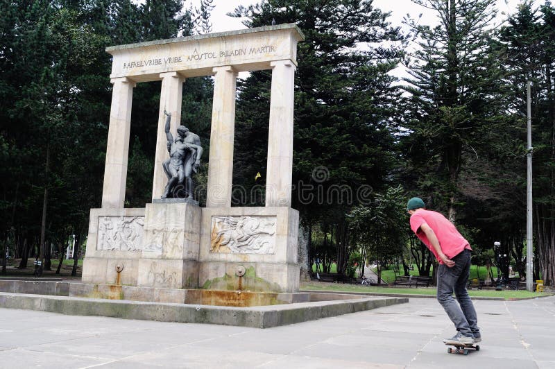 Bogota- Colombia editorial photo. Image of colombia, column - 28401576