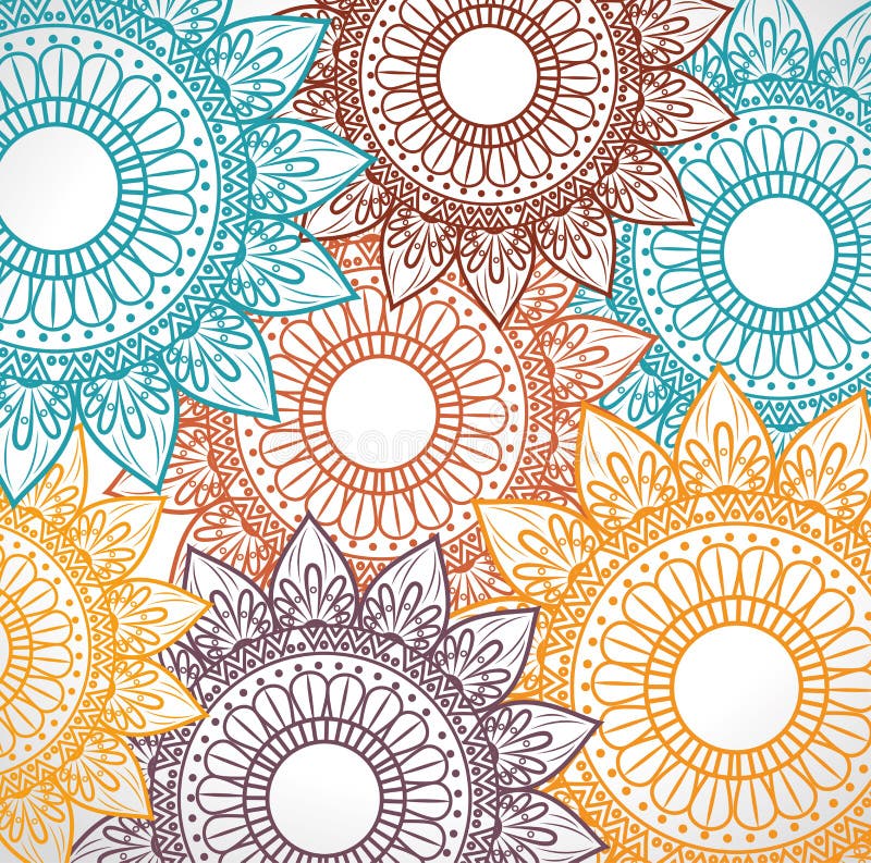 Bohemian background design stock vector. Illustration of vintage - 66382376