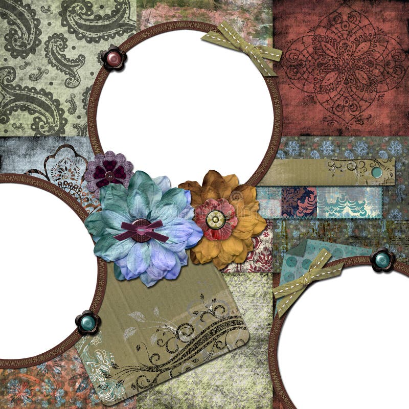 Bohemian Gypsy Floral Frame Stock Illustration - Illustration of ...