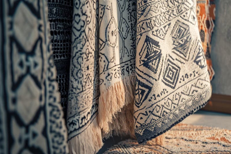 Bohemian-inspired Design with Intricate Patterns and Textures Stock ...
