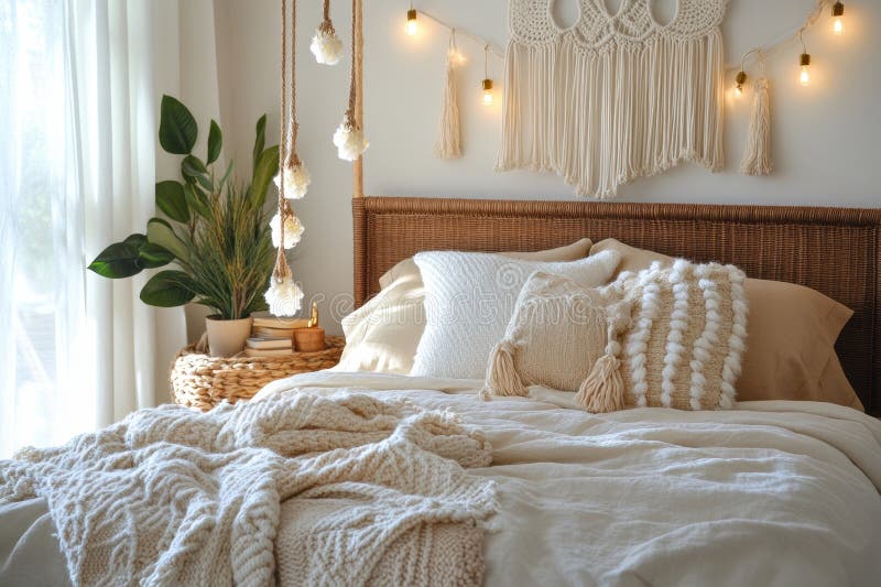 Bohemian Macrame Dcor, Transform Your Bedroom into a Cozy Boho Oasis ...