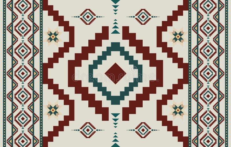 Bohemian Pattern,Vector Illustration of Geometric or Ethnic Seamless ...