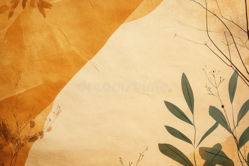Bohemian Style Background Featuring Warm Earth Tones and Organic ...