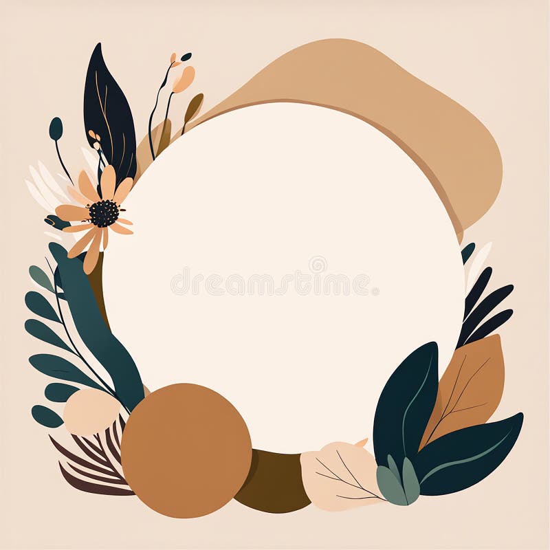 Boho Abstract Background, Boho Shapes, Aesthetic, Background Concept ...