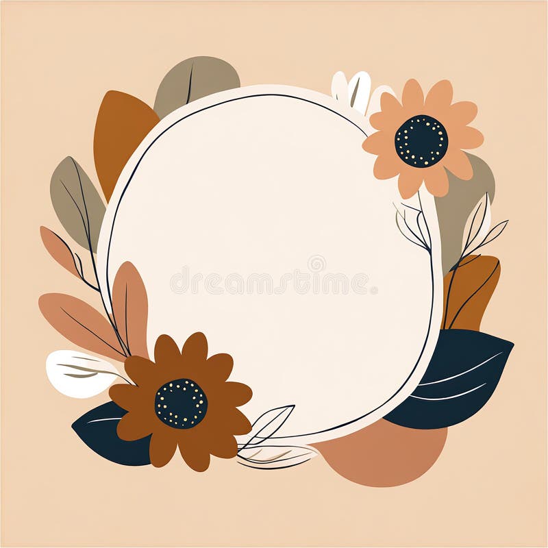 Boho Abstract Background, Boho Shapes, Aesthetic, Background Concept ...