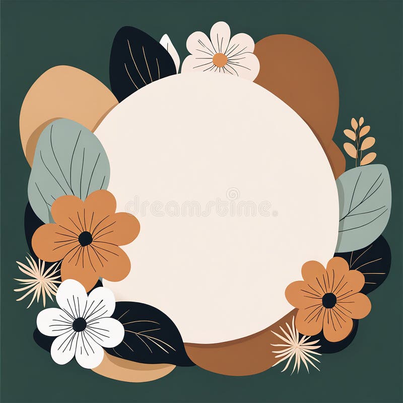 Boho Abstract Background, Boho Shapes, Aesthetic, Background Concept ...