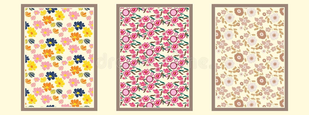 Neutral Romantic Pattern Stock Illustrations – 8,547 Neutral Romantic ...