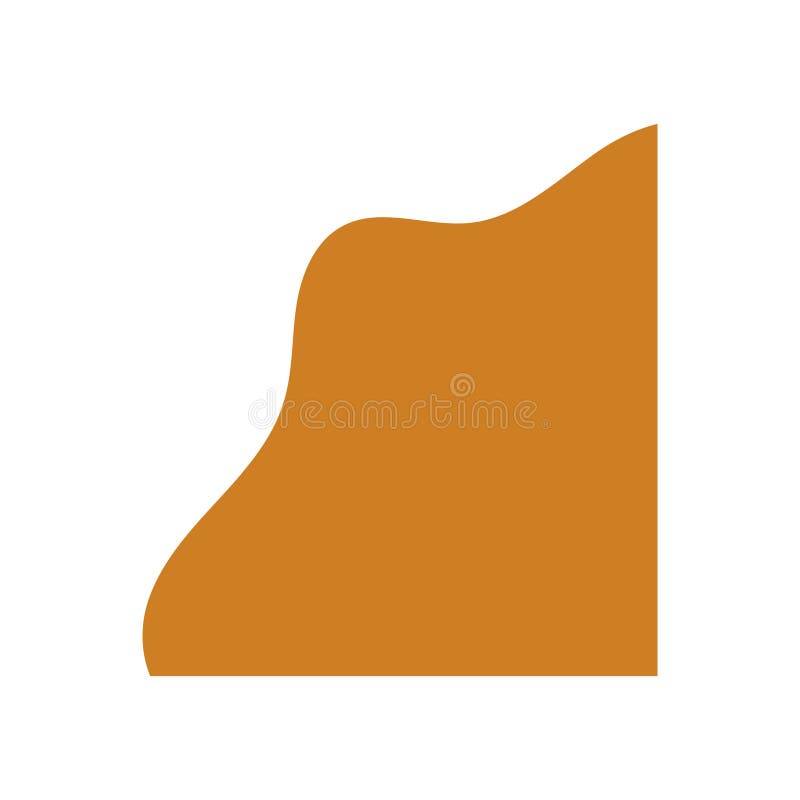 Boho Aesthetic Abstract Earthy Shape Stock Vector - Illustration of ...