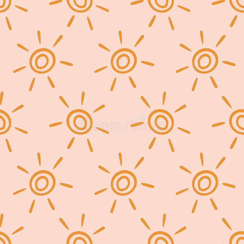 Boho Aztec Sun Seamless Pattern Tribal Background Stock Illustration - Illustration of african ...