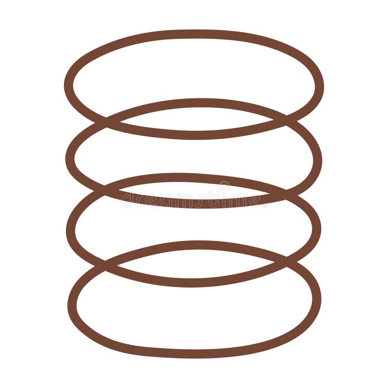 Boho Background Circular Line Icon Stock Illustration - Illustration of ...