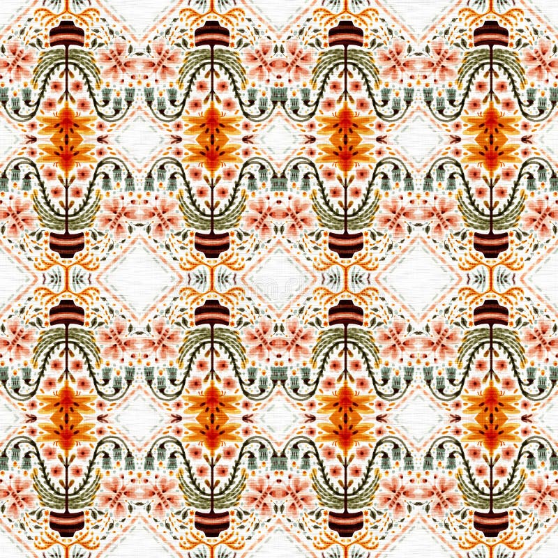 Boho Botanical Cottage Core Seamless Pattern. Trendy Decorative ...