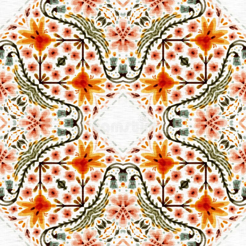 Boho Botanical Cottage Core Seamless Pattern. Trendy Decorative ...