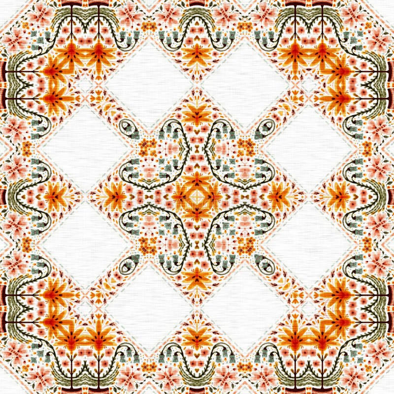 Boho Botanical Cottage Core Seamless Pattern. Trendy Decorative ...