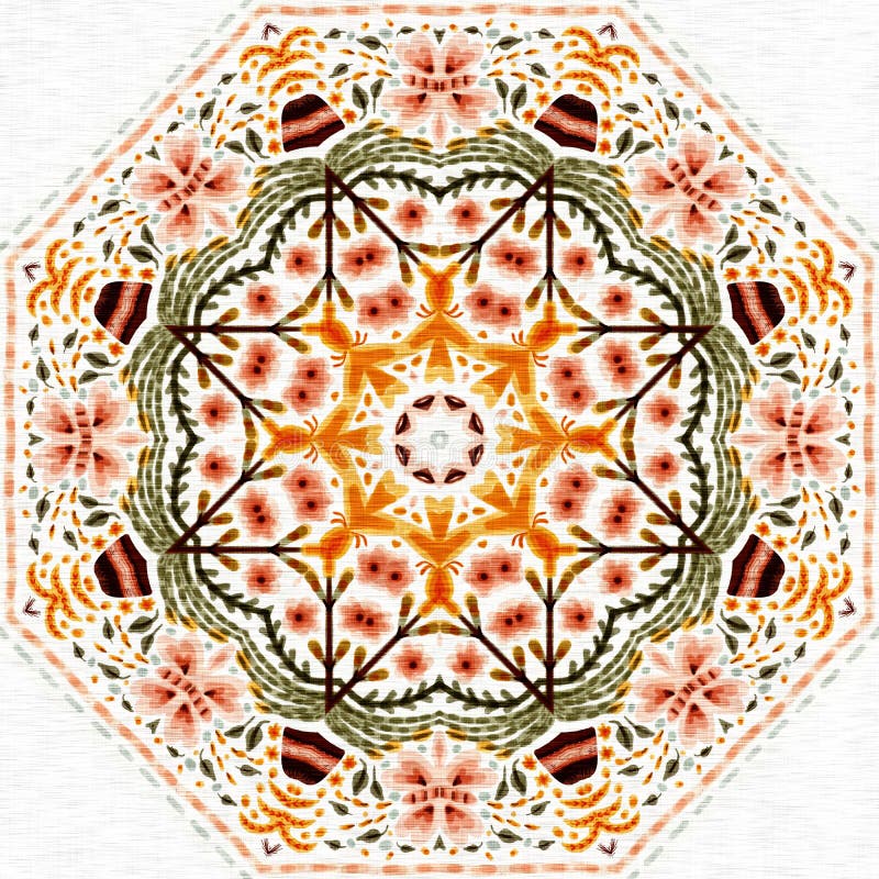 Boho Botanical Cottage Core Seamless Pattern. Trendy Decorative ...