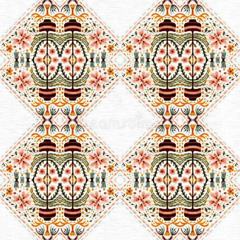 Boho Botanical Cottage Core Seamless Pattern. Trendy Decorative ...
