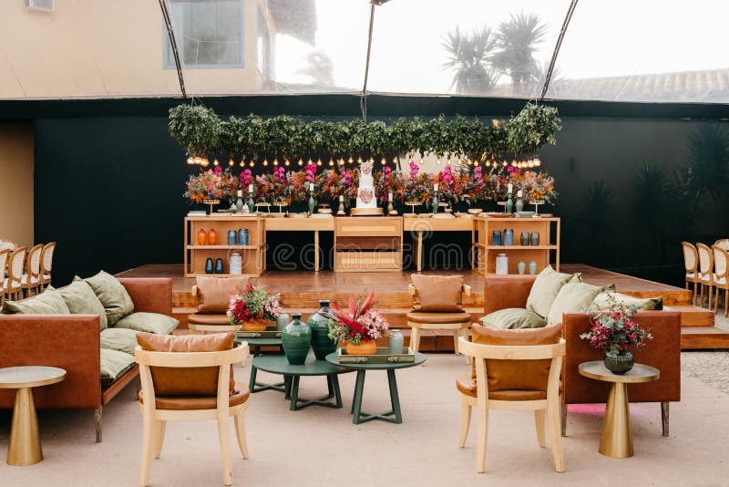 Boho Chic Decor with Neutral and Earthy Elements Editorial Stock Photo ...