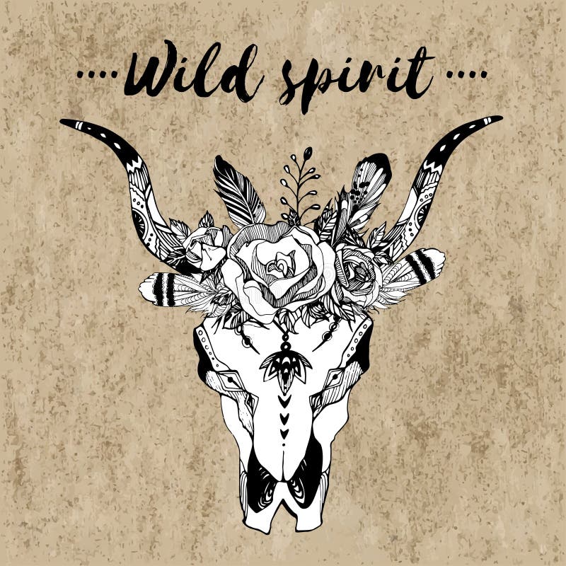 Boho Chic VECTOR Vintage Image Fashion Illustration Stock Vector ...