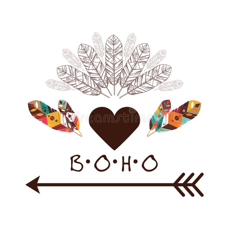 Boho design stock vector. Illustration of background - 59044209