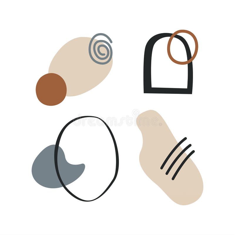 Boho Elements Art, Icons, and Graphics Stock Vector - Illustration of ...